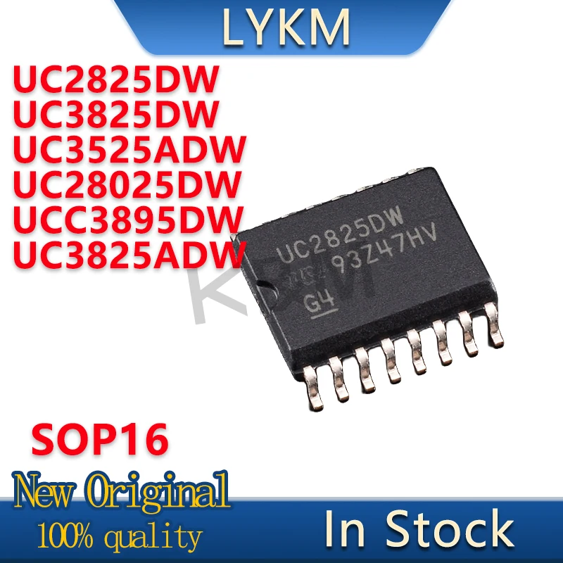 5/PCS New UC2825DW UC3525ADW UC28025DW UCC3895DW UC3825ADW SOP16 Power ...