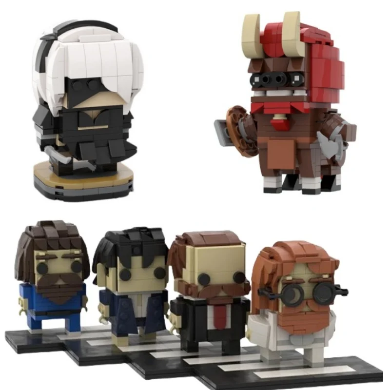 British-Famous-Rock-Band-The-Beatled-Team-Brickheadz-Building-Blocks ...
