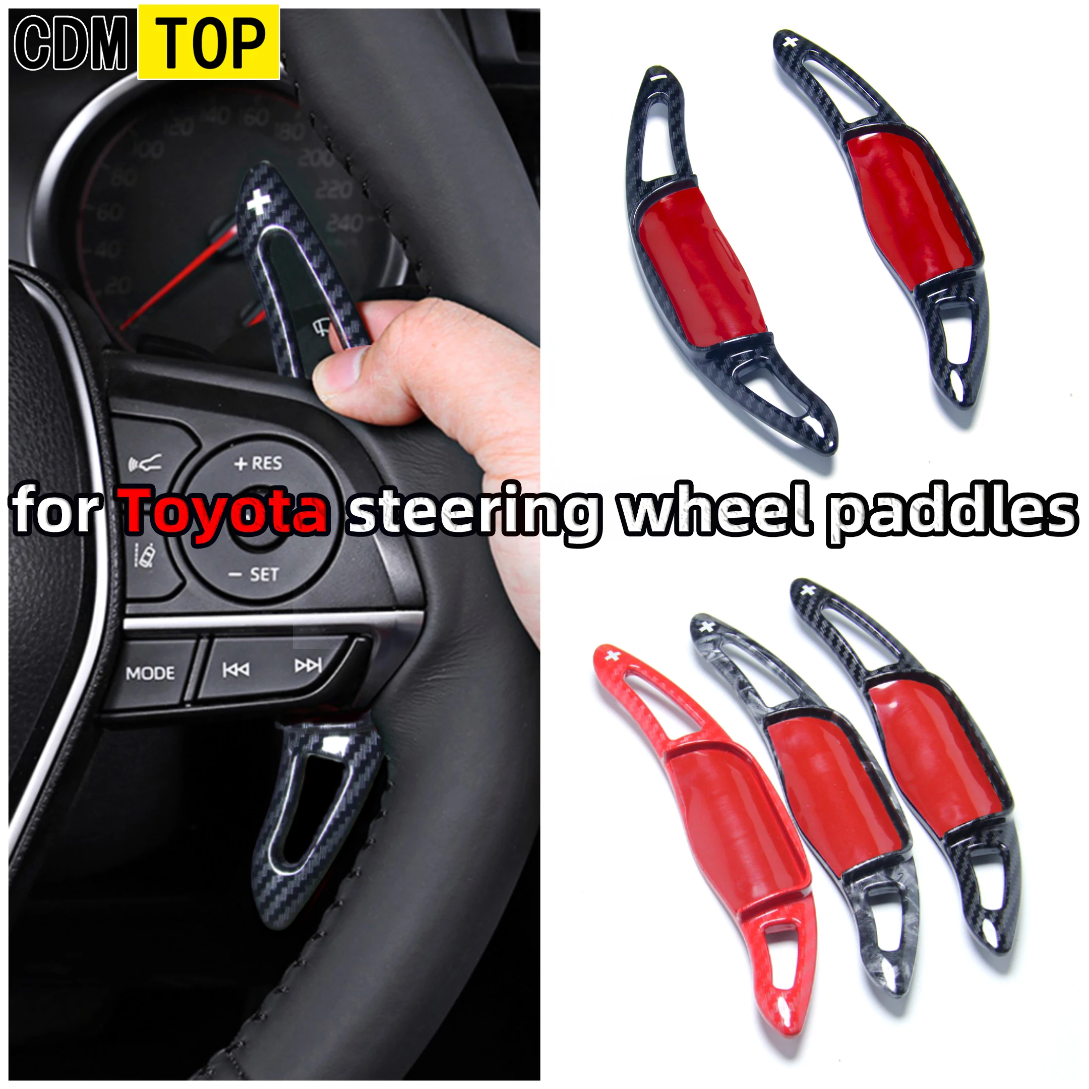 For Toyota Steering Wheel Paddle Shift Vios camry corolla Altis avalon ...