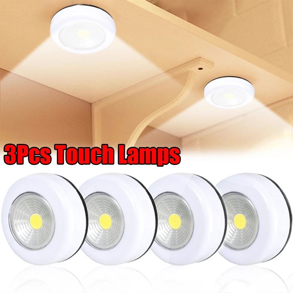 3-1Pcs-LED-Mini-Touch-Night-Light-Self-Adhesive-Wireless-Cabinet-Light ...