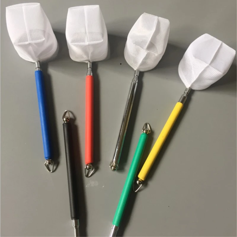 Mini Adjustable Fish Tank Catch Net Stainless Steel Shrimp Scoop Fish ...