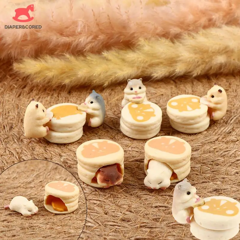 Kitchen Decoration Accessories Toys | Mini Food Dollhouse Hamburger ...