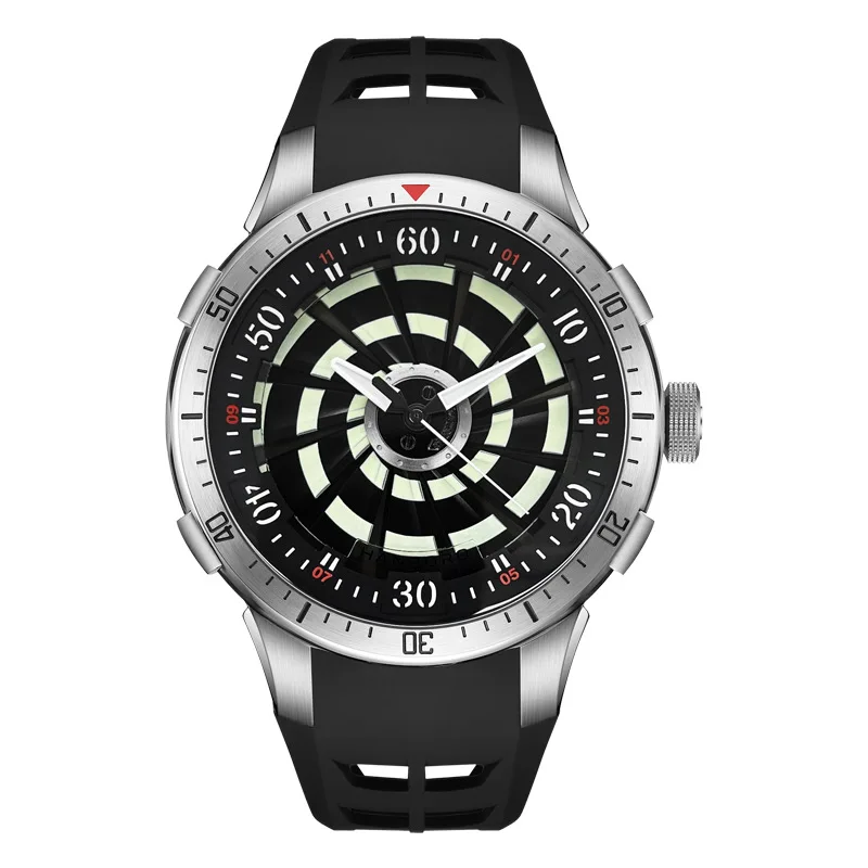 HANBORO New men's fully automatic mechanical watch when to run luminous ...