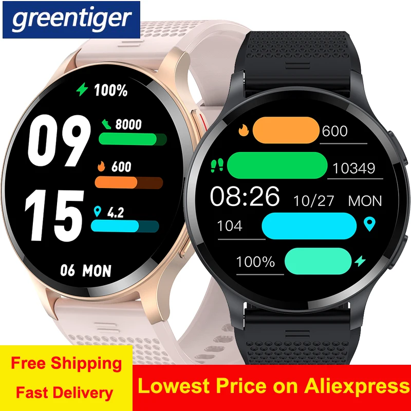 Original LW77 Men Smart Watch 1.45inch BT Call 24H Heart Rate AI Voice ...