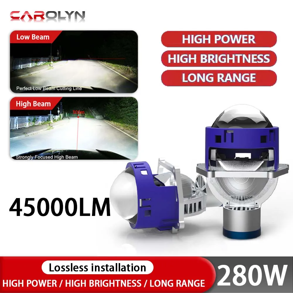 2pcs-bi-led-projector-car-laser-lens-motorcycle-headlights-modified-led ...