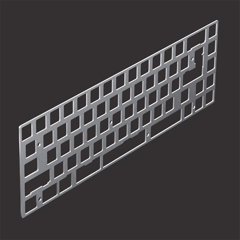 KBDfans-placa de aluminio 65% compatible con DZ65RGB V3 PCB, KBD67 V2 ...