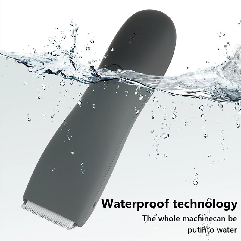 Body Trimmer for Men Rechargeable Balls Groomer Skin Safe Waterproof ...