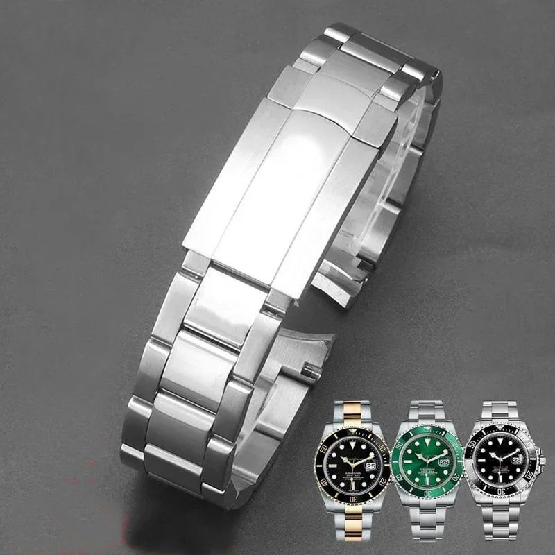 Correa de reloj de acero inoxidable 904 para Rolex Oyster Perpetual ...