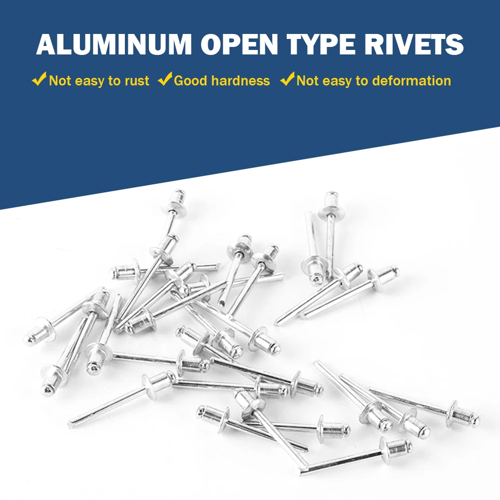 50pcs-Flat-Round-Head-Pop-Rivets-2-4mm-3-2mm-4mm-4-8mm-Hollow-Blind ...