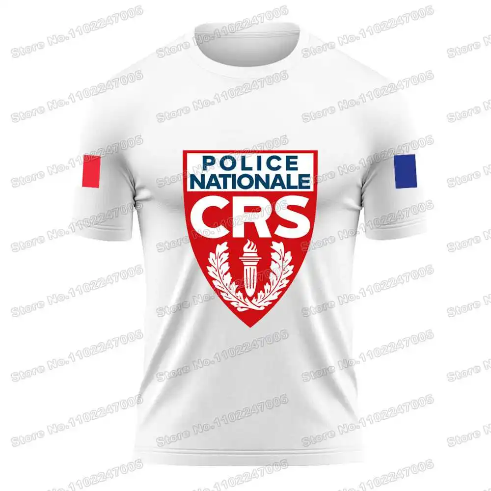 T-shirt-Police-nationale-fran-aise-Maillot-CRS-Gendarmerie-Nationale ...