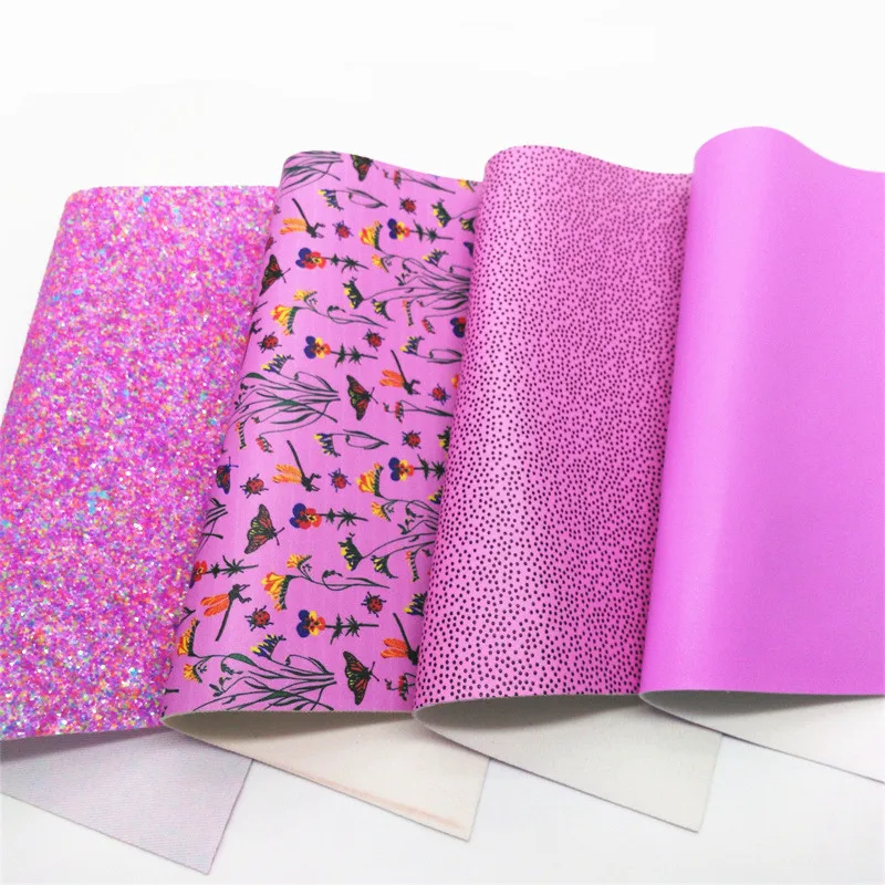 Hot Pink Glitter Paper