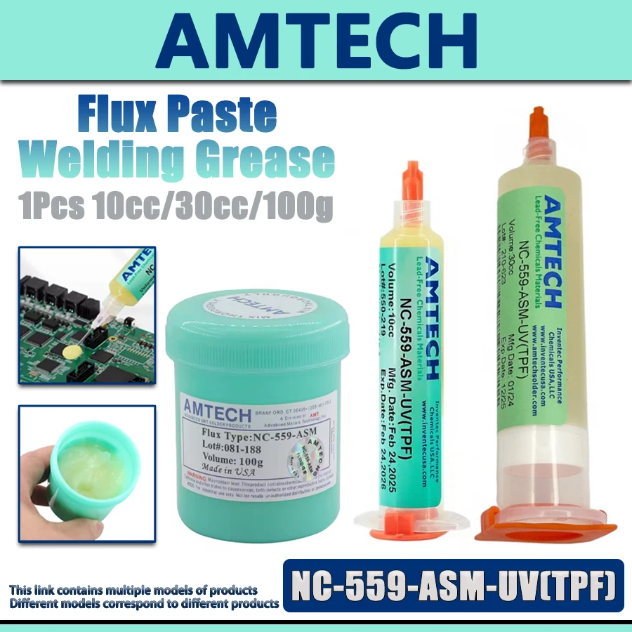 AMTECH 1Pcs 10cc/30cc/100g Flux Paste Welding Grease for Phone CPU ...