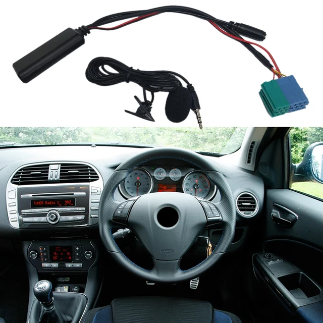 AUX-IN Coche Adaptador Bluetooth AUX 8 Pines Para Fiat Bravo, Lotus L3 ...