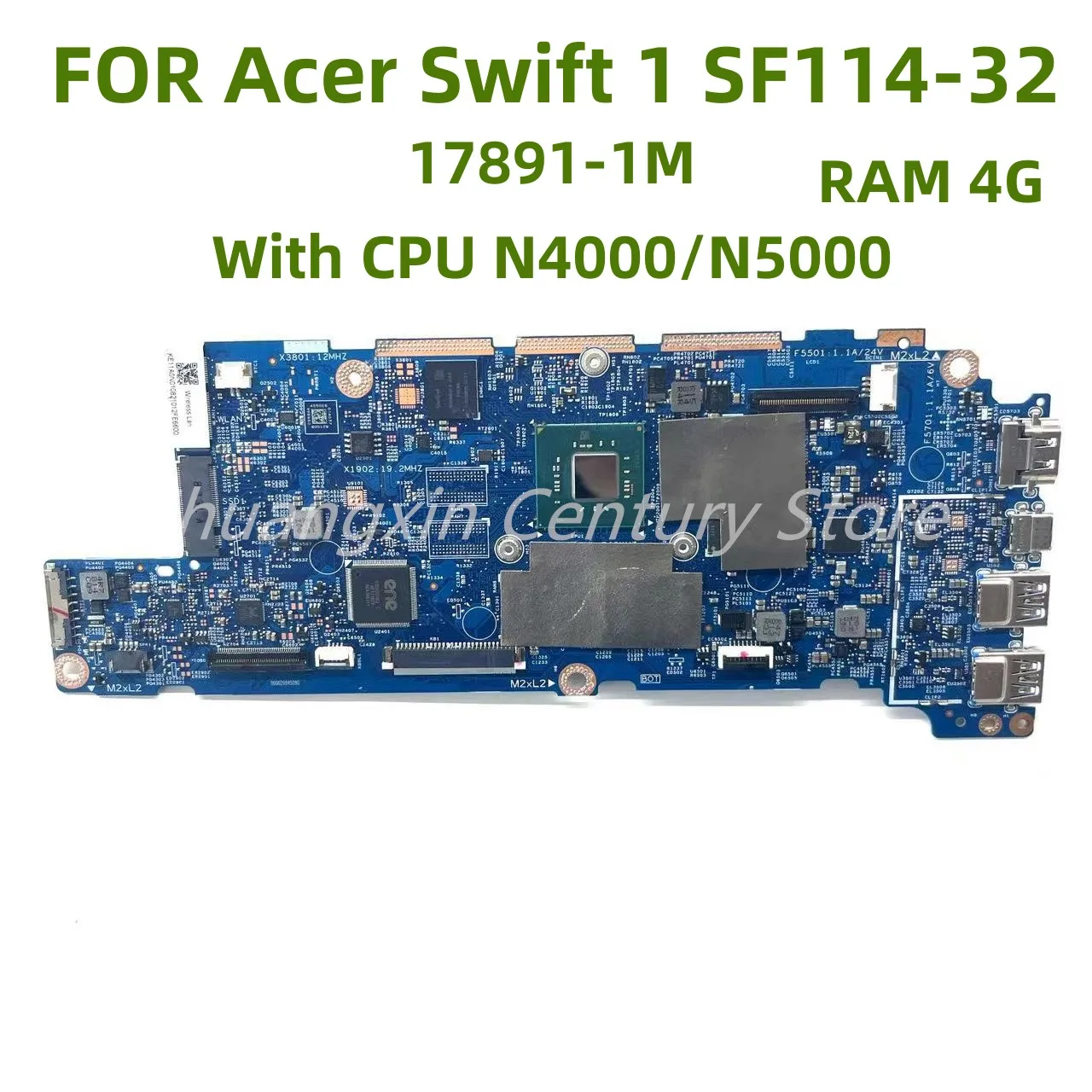 17891-1M Suitable For Acer Swift 1 SF114-32 Laptop Motherboard With ...