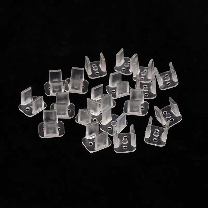 20Pcs-Neon-Strip-Clip-6x12mm-8x16mm-LED-Fixing-ABS-Plastic-Mounting ...