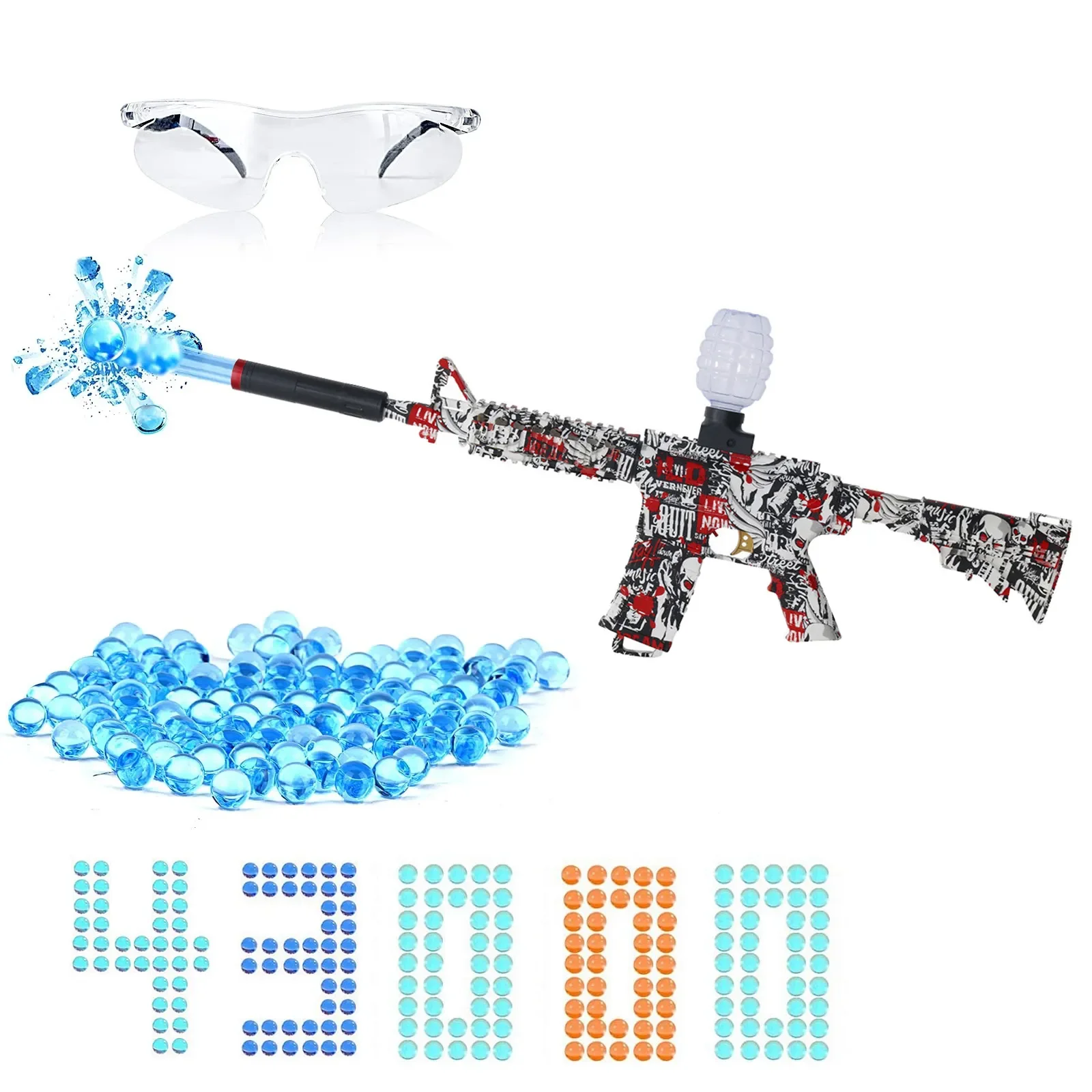 Electric-Water-Ball-Beads-Gun-Toys-M416-Shooter-Rifle-Weapon-CS ...
