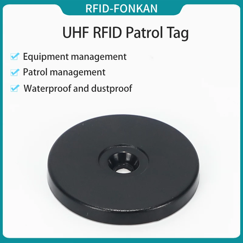 10pcs UHF RFID Patrol Tags ABS Material IP55 5m Reading Distacne RFID ...
