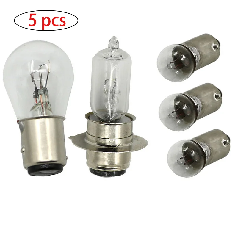 5PCS-Headlight-Taillight-Rear-Bulb-6v-25w-25w-For-Honda-C50-C65-C100 ...