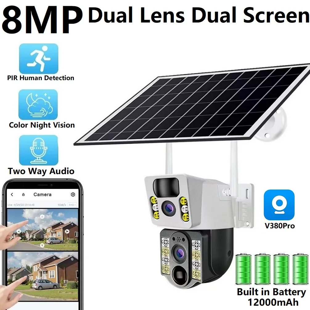 V380Pro-8MP-4K-Solar-Battery-Powered-WiFi-Camera-Outdoor-Auto-Tracking ...