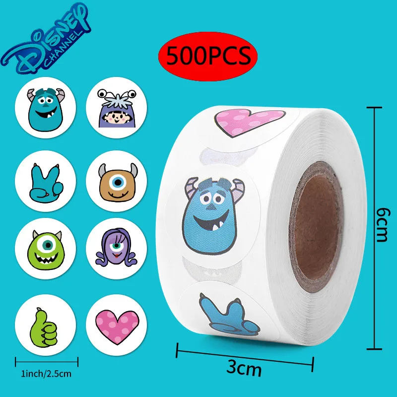 500PCS-Monsters-Inc-Stickers-Kawaii-James-P-Sullivan-Cartoon-Anime ...