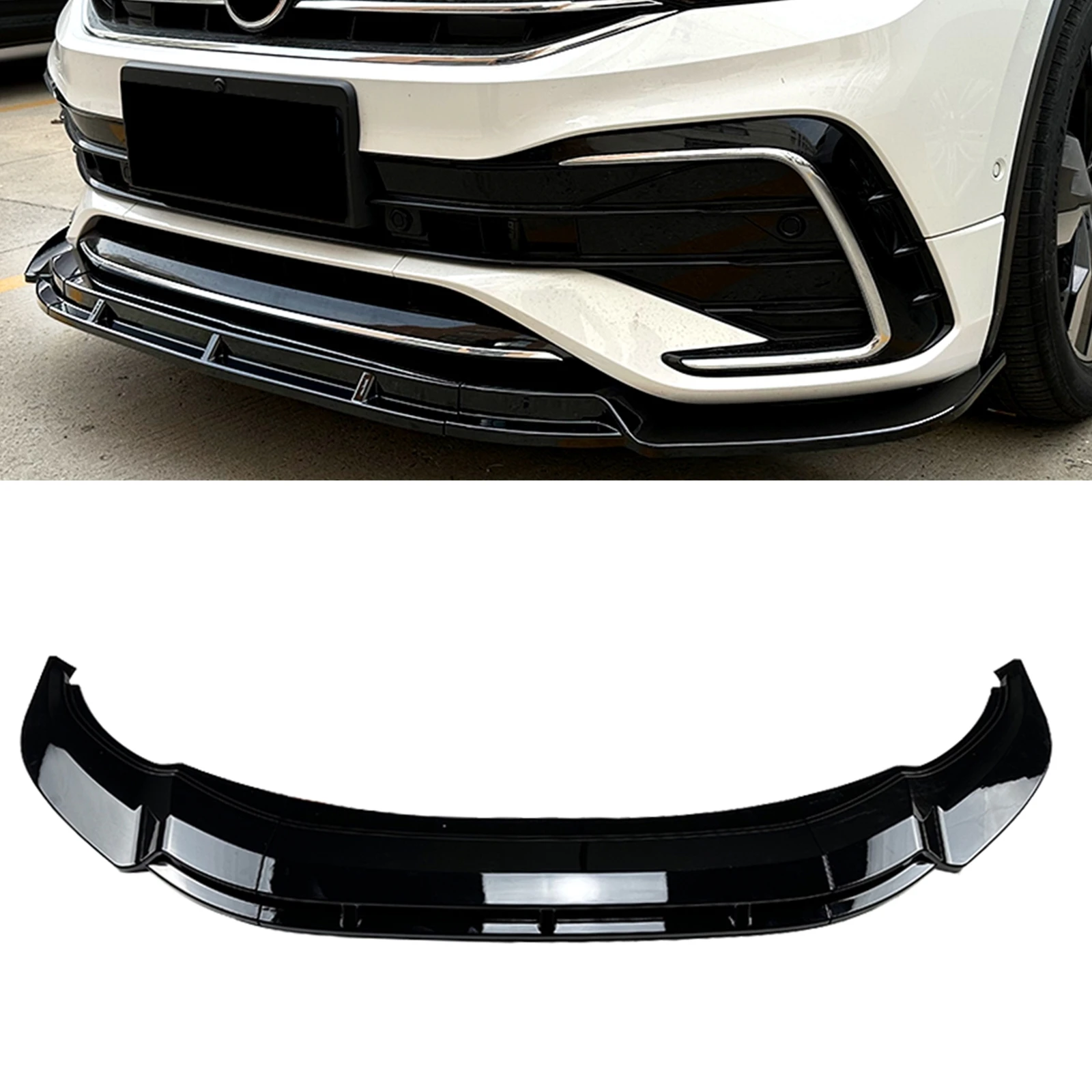 For-Volkswagen-VW-Tiguan-Rline-2021-2022-2023-Gloss-Black-Carbon-Fiber ...