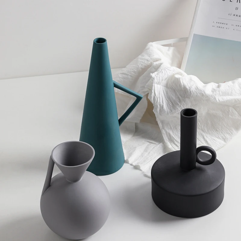 Flowers-Vase-Modern-Simple-Decoration-Living-Room-Flower-Arrangement ...