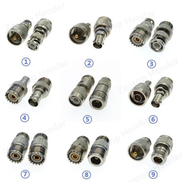 1pcsuhf So-239 Pl-259 / N To Bnc / Uhf So239 Pl259 Male Female Rf ...