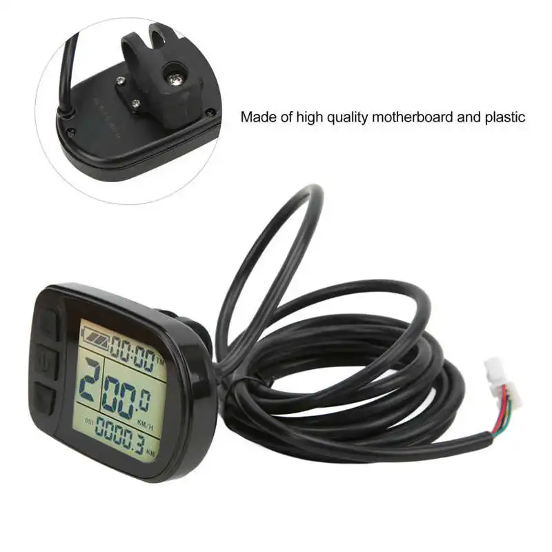 Electric Bicycle 72V KT LCD5 LCD Display Meter 72V Bike LCD5 Panel With ...
