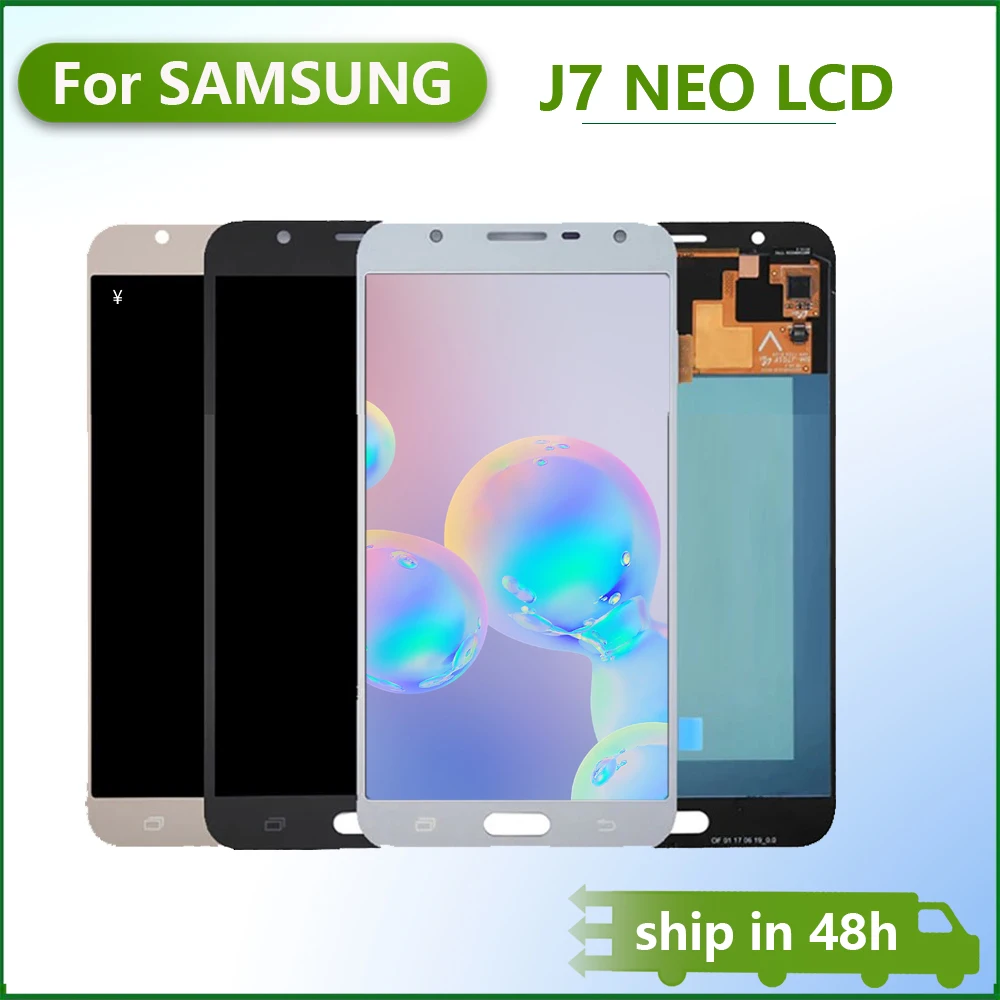 Adjusted LCD For Samsung Galaxy J7 neo J701 J701F J701M lcd display Touch Screen Digitizer ...