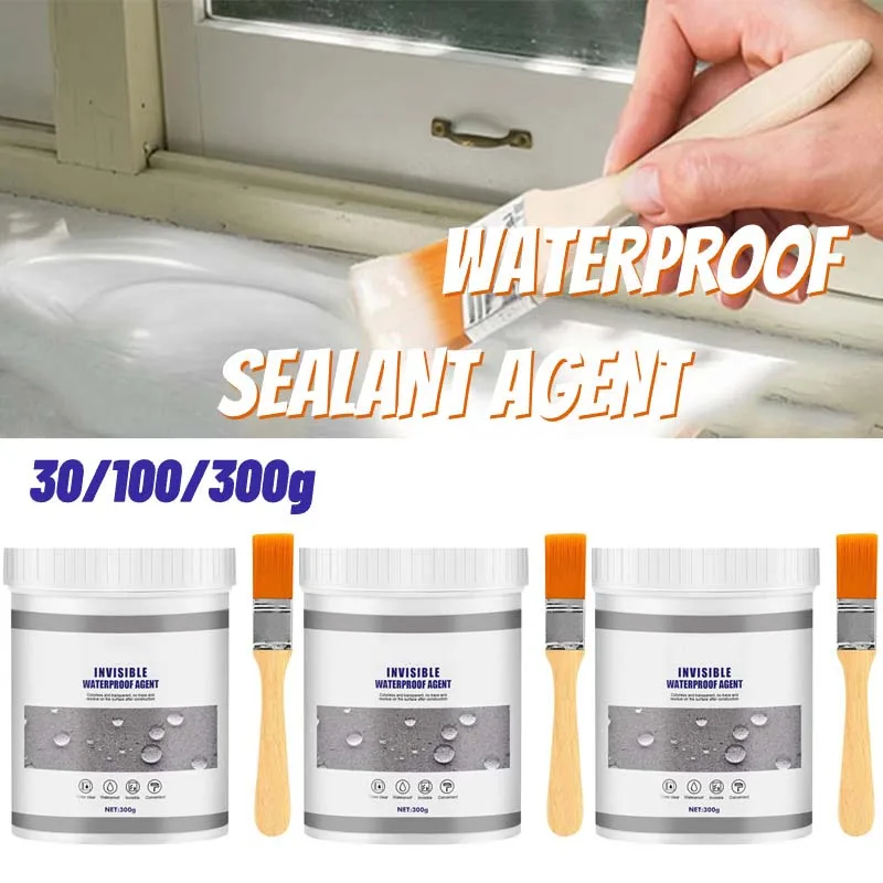 1-5Pcs-300g-Waterproof-Coating-Sealant-Agent-Transparent-Glue-With ...