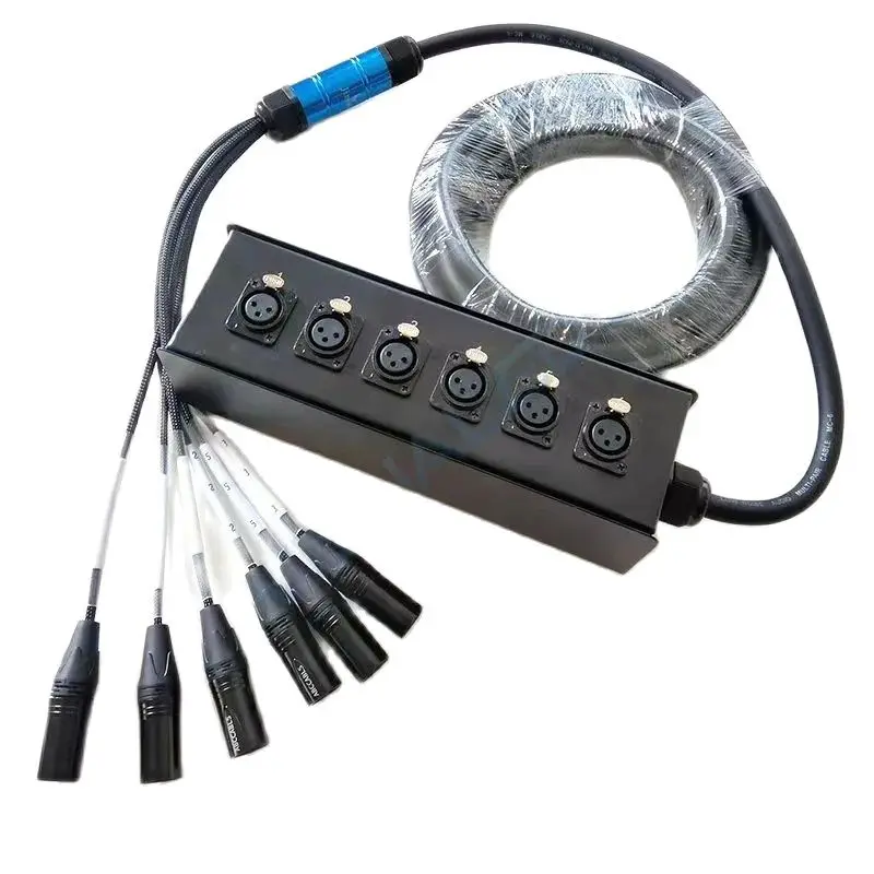 5-meters-Professional-audio-6-channel-XLR-microphone-snake-cable-audio ...