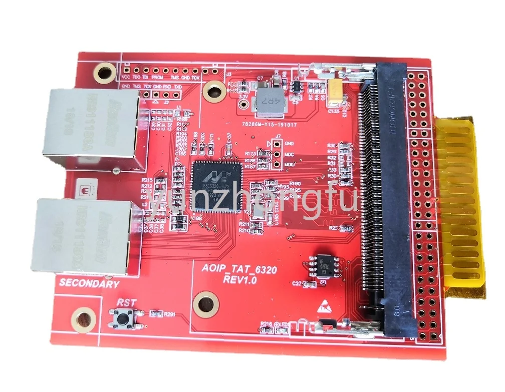Audiocom Dante AES67 Audio Transmission Module Adapter Board 88E6320 ...