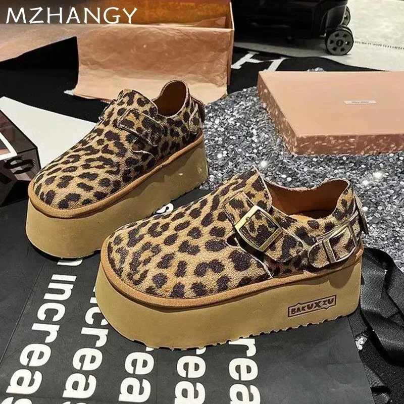 Women-Leopard-Platform-Shoes-Flats-Casual-Loafers-Shoes-Woman-Trend-New ...