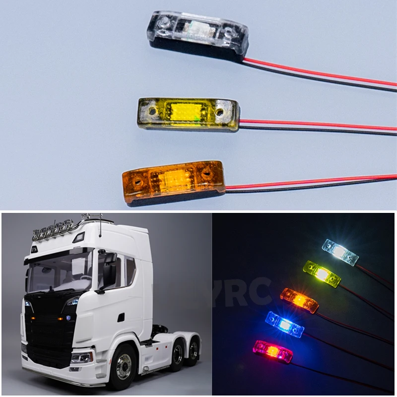 LED-The-Width-Light-Warning-Lamp-for-1-14-Tamiya-RC-Dump-Truck-SCANIA ...