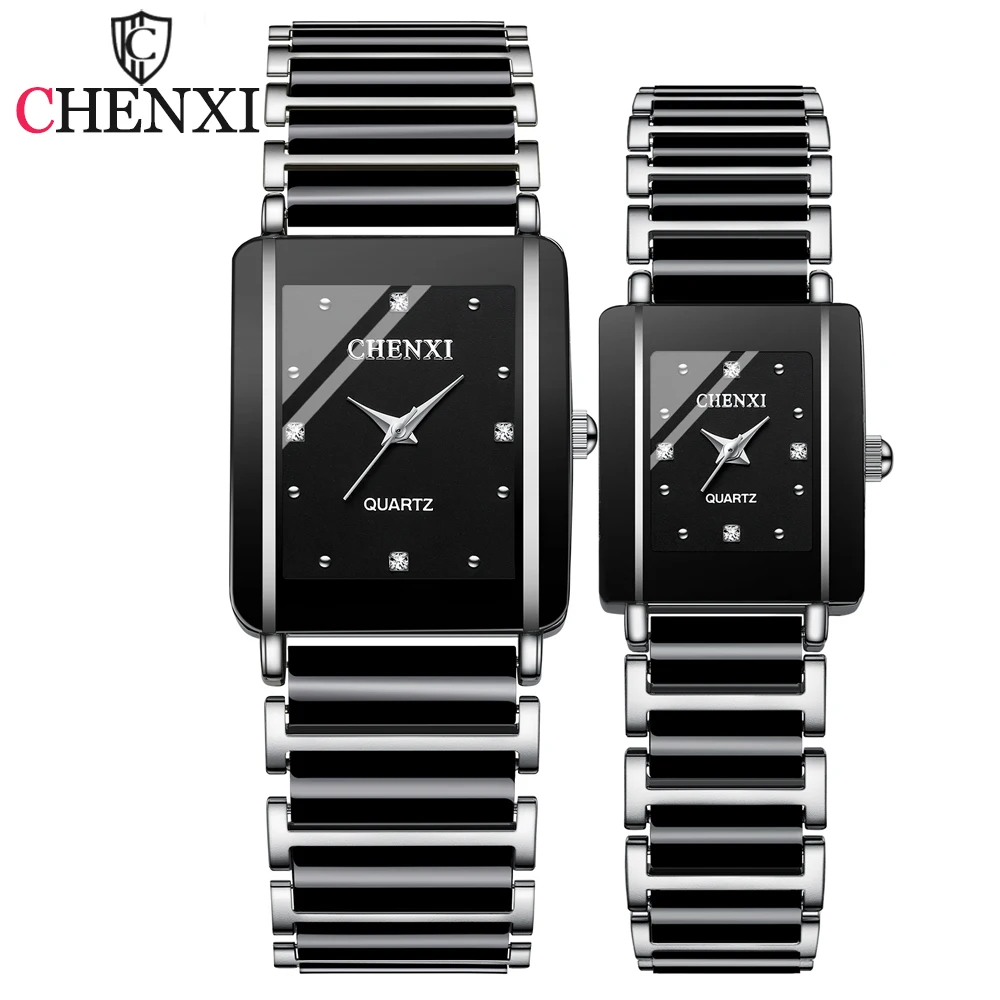 CHENXI Couple Watch Waterproof Top Brand Luxury Watch for Women Men ...