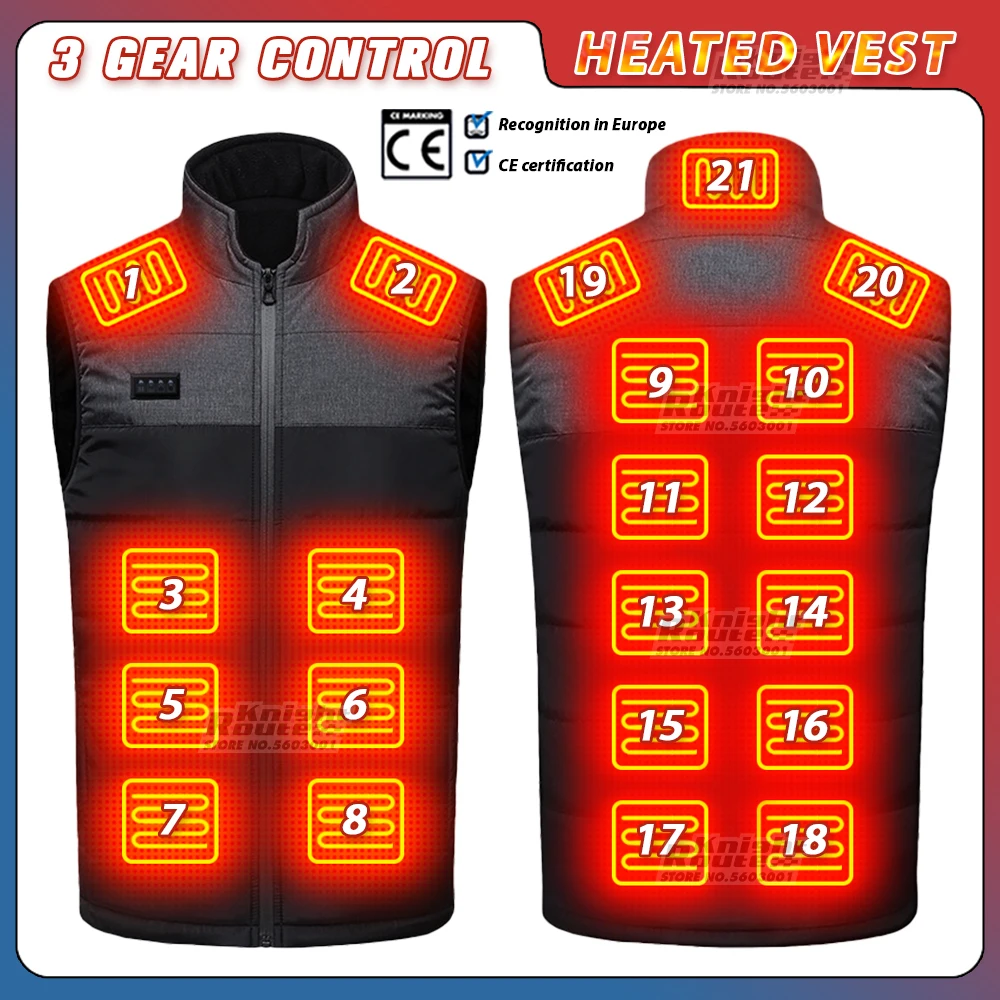21-Areas-Self-Heating-Vest-Men-s-Heating-jacket-Thermal-Women-s-USB ...