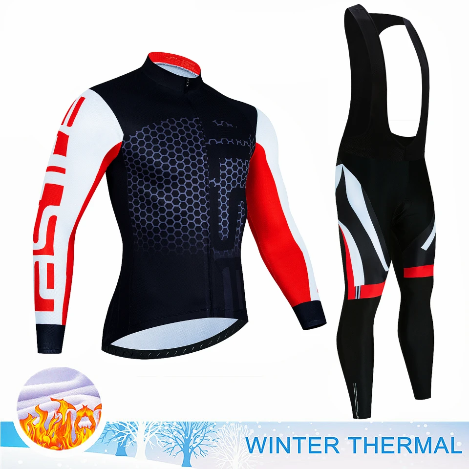 Winter-Thermal-Fleece-Cycling-Jersey-Set-Bicycle-Sportwear-MTB-Uniform-Ropa-Ciclismo-Road-Bike ...