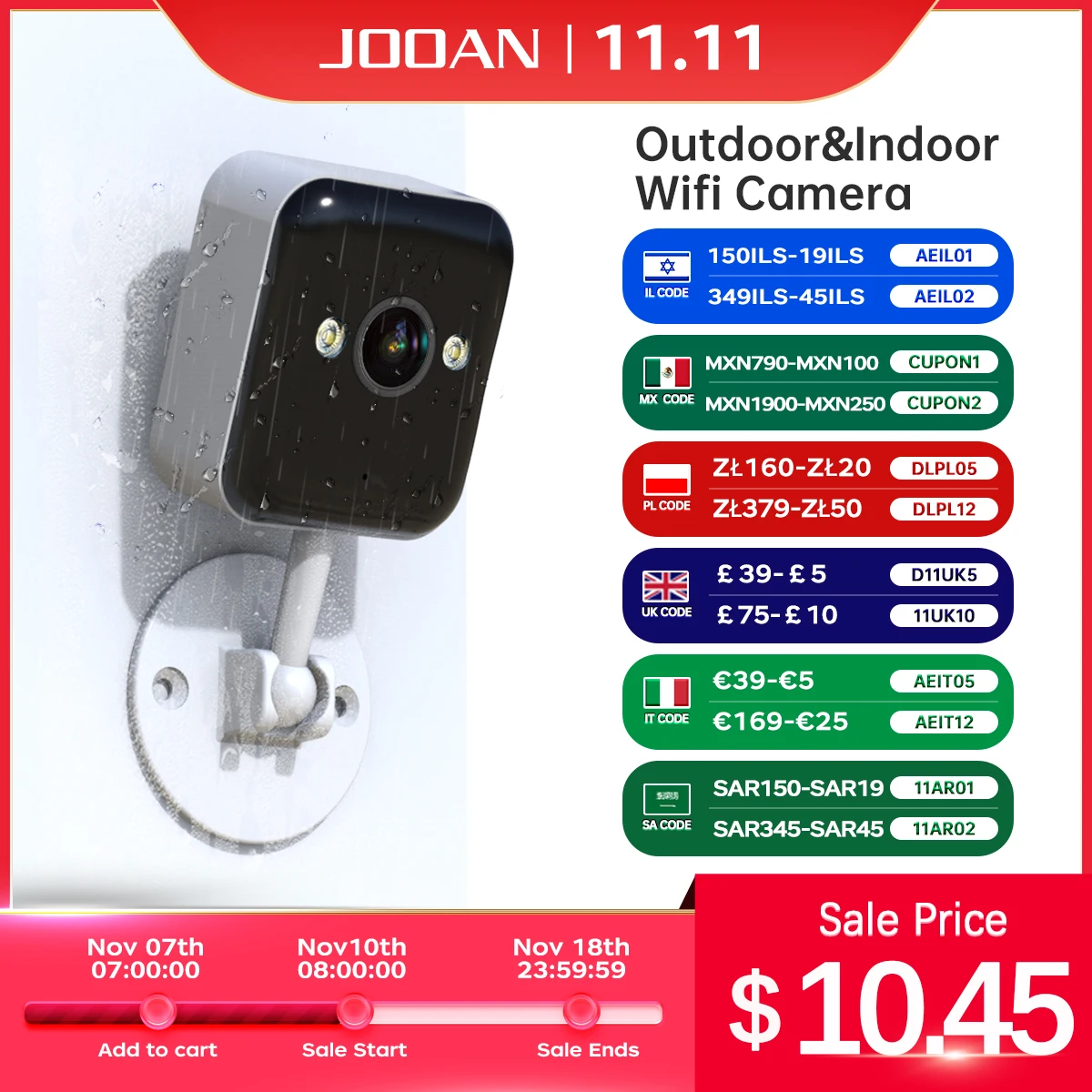 JOOAN-1080P-Wifi-IP-Camera-Outdoor-CCTV-Surveillance-Camera-5x-Digital ...