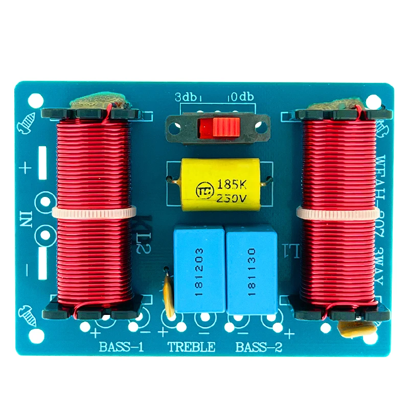 1-High-2-Low-Pass-Filter-3-vias-Treble-Bass-3-Way-Passive-Audio ...