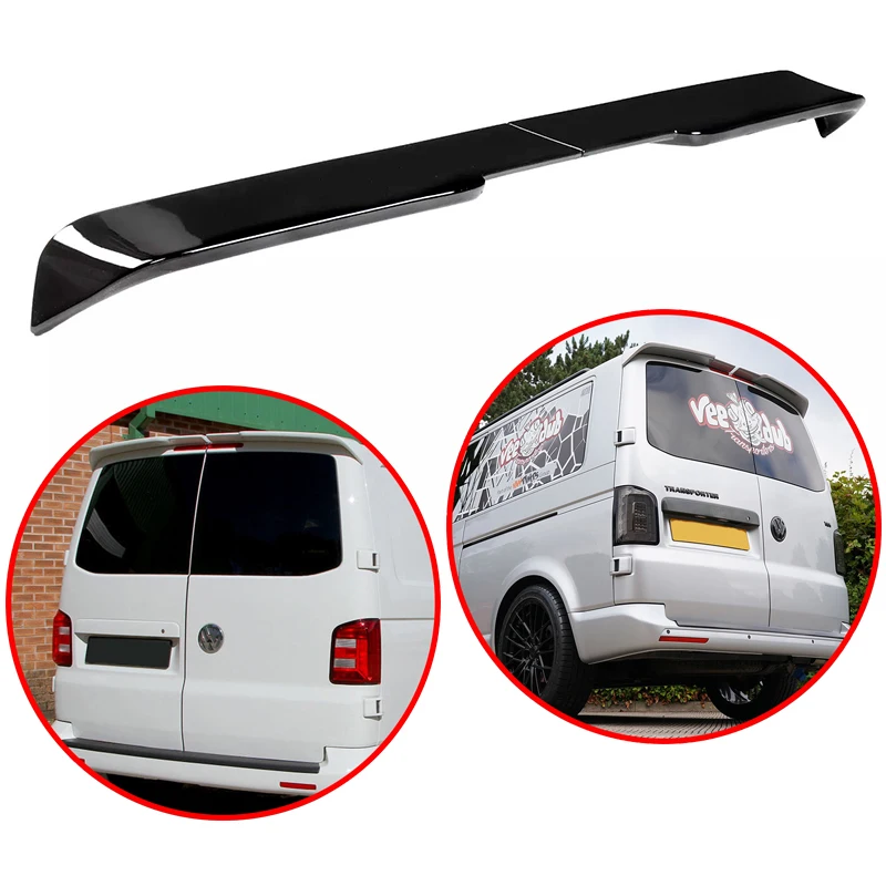 For Vw Volkswagen Transporter T5 T5.1 T6 T6.1 2 Pcs Abs Car Rear Wing ...