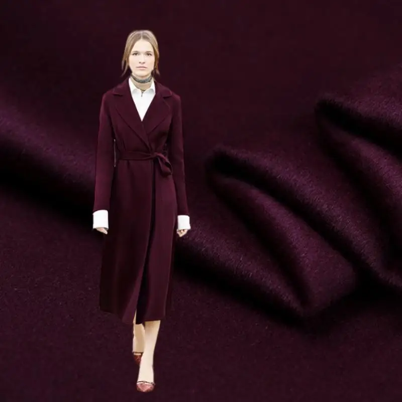 Fabric-of-Single-Cashmere-Wool-Overcoat-for-Autumn-Winter-Clothing ...