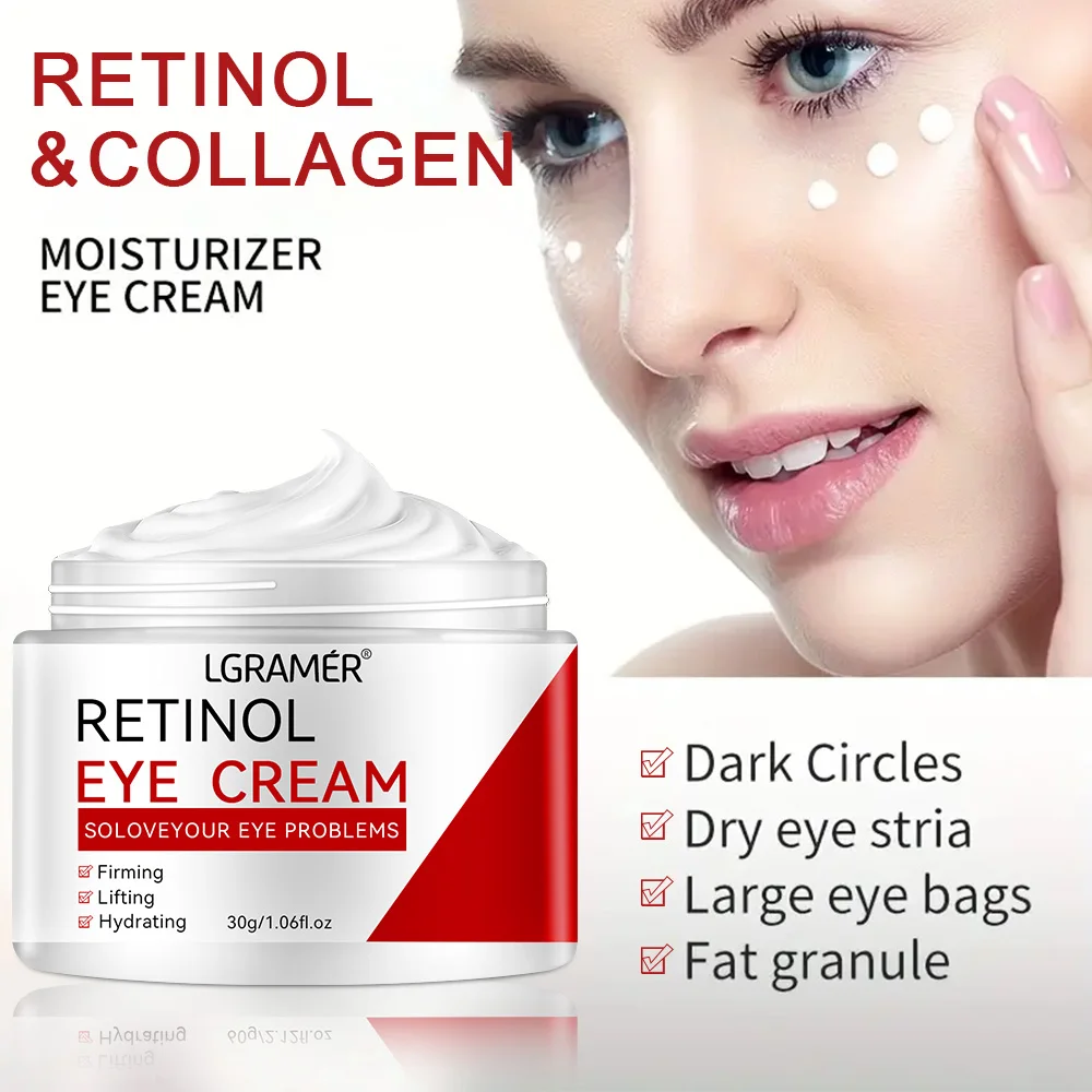 Retinol Eye Cream Lightening Dark Circles Firming Skin Instant Eye ...