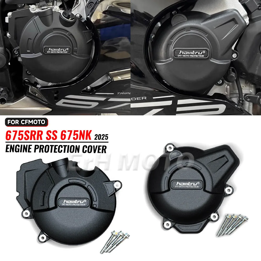 Motorcycle Engine Cover Engine Protector For CFMOTO 675SR-R 675SRR ...