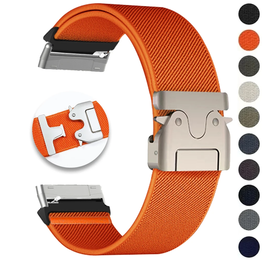 Nylon Strap for Fitbit Versa 1/2/3/4 Versa Lite Band SmartWatch ...