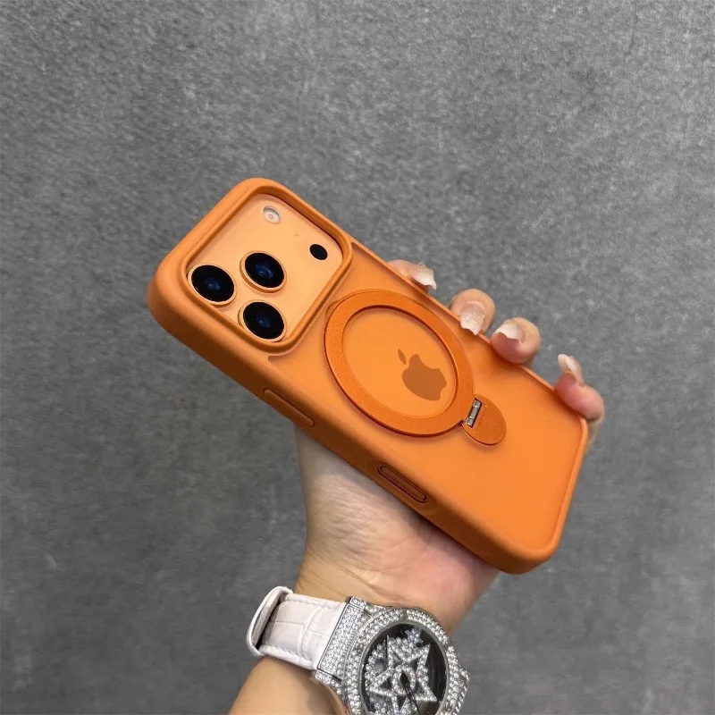 Magnetic Ring Bracket Camera Protection Case For iPhone 17 Air 16 15 14 ...