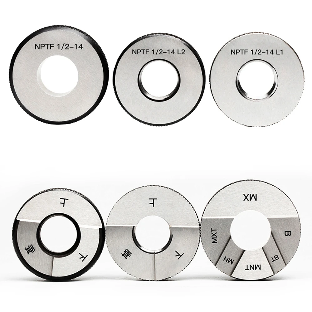 BSPT Pipe Taper Thread Ring Gauge BSPP Plug Gauge 1/8, 1/4,