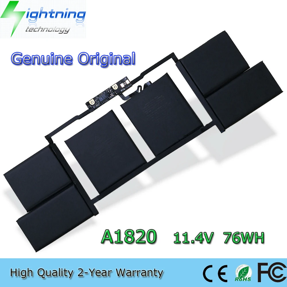 New-Original-A1820-11-4V-76Wh-Laptop-Battery-for-Apple-Macbook-Pro-15 ...