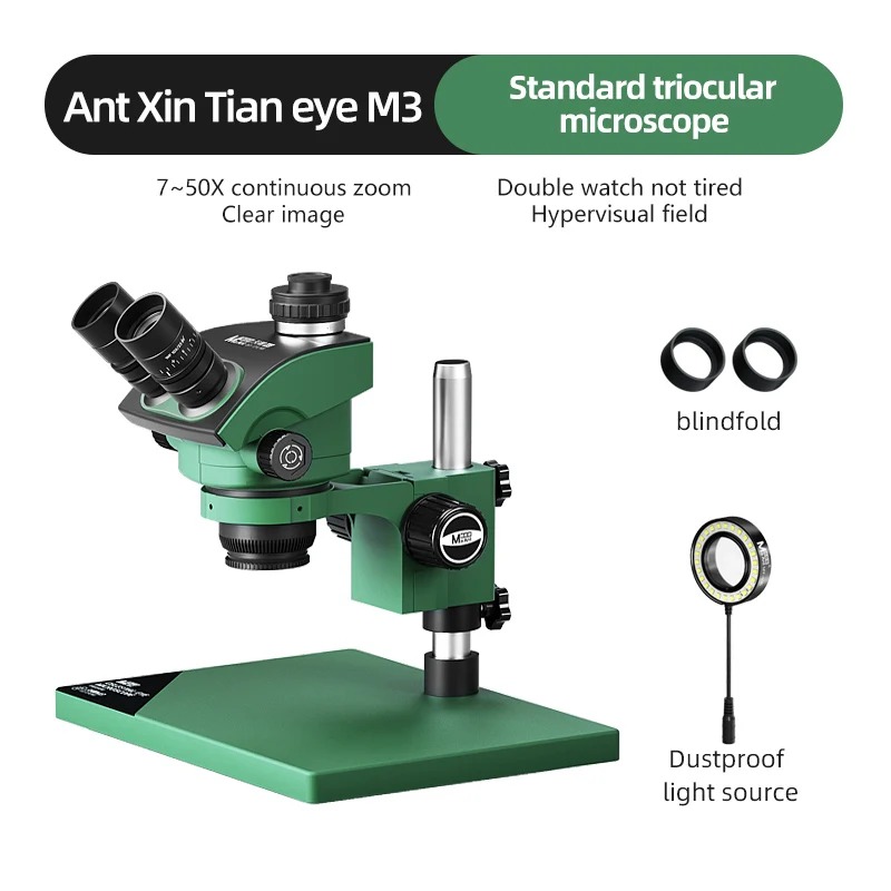 MaAnt-M3-Trioctar-Stereoscopic-Microscope-Optical-Zoom-Adjustable-Wide ...