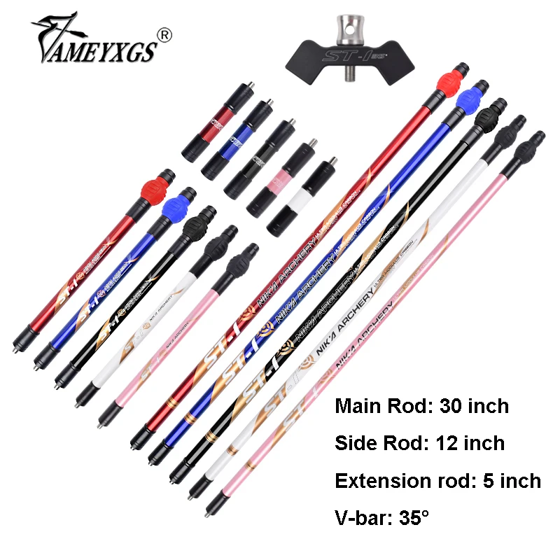 New-Archery-Balance-Bar-Set-ST-1-Carbon-Fiber-Stabilizer-System-for ...
