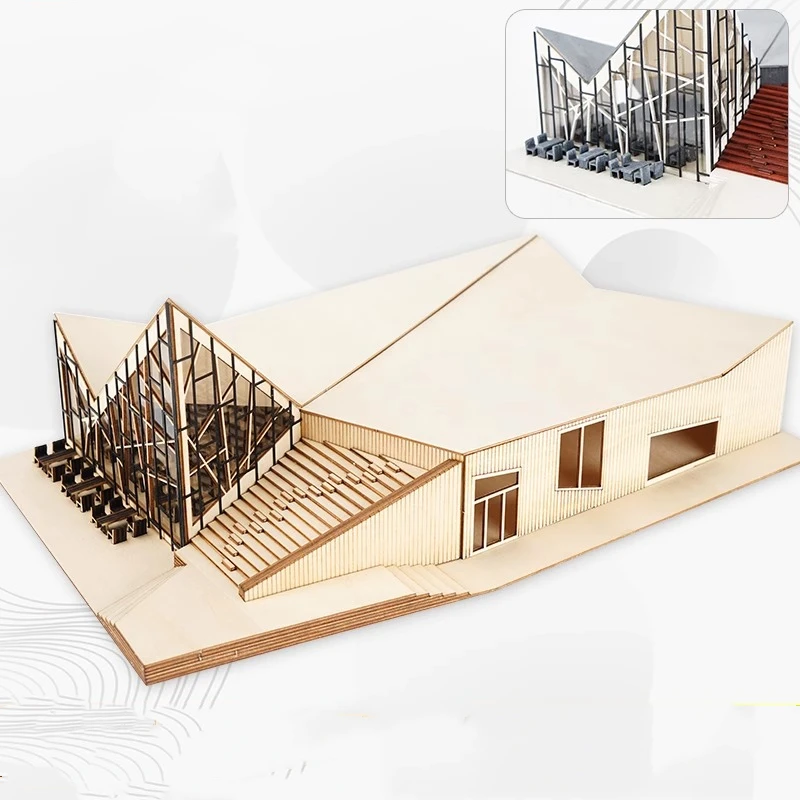 Scale House Building Kits HO Scale Model Building 1:87 Residential